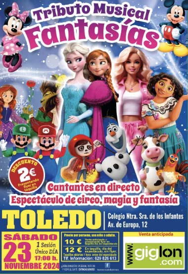 Tributo Musical Fantasías | Espectáculo en Toledo | MÁS TOLEDO