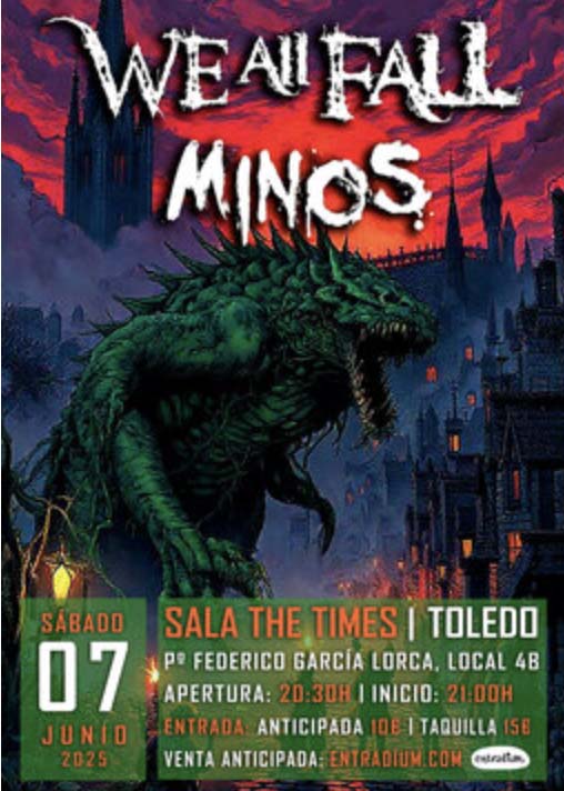 We all fall + Minos | Conciertos en Toledo | MÁS TOLEDO